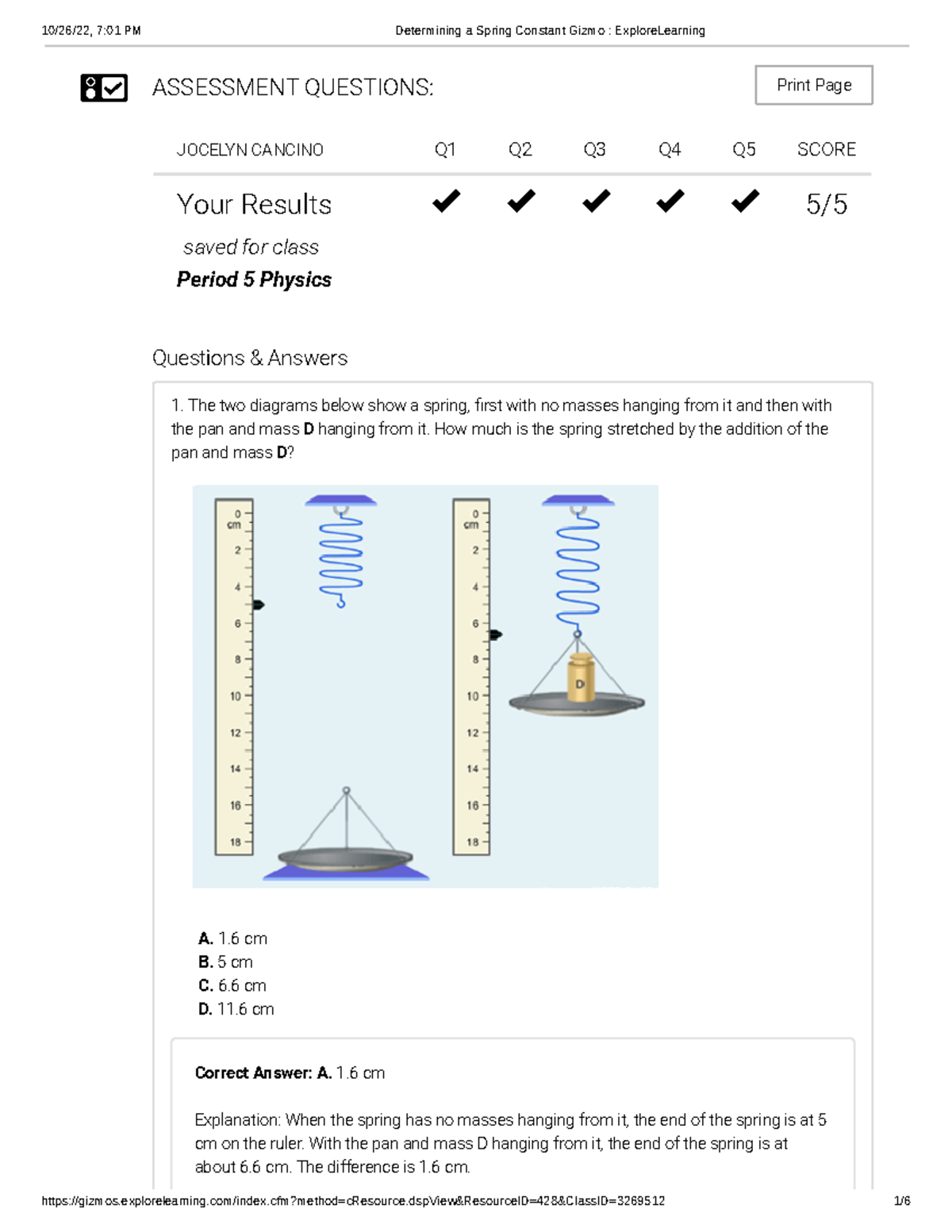 Annotated-Determining%20a%20Spring%20Constant%20Gizmo%20 %20Explore Learning - ASSESSMENT ...