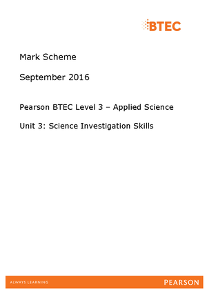 Assignment 4D Unit 4 - BTEC Assignment Brief Qualification BTEC Level 3 ...
