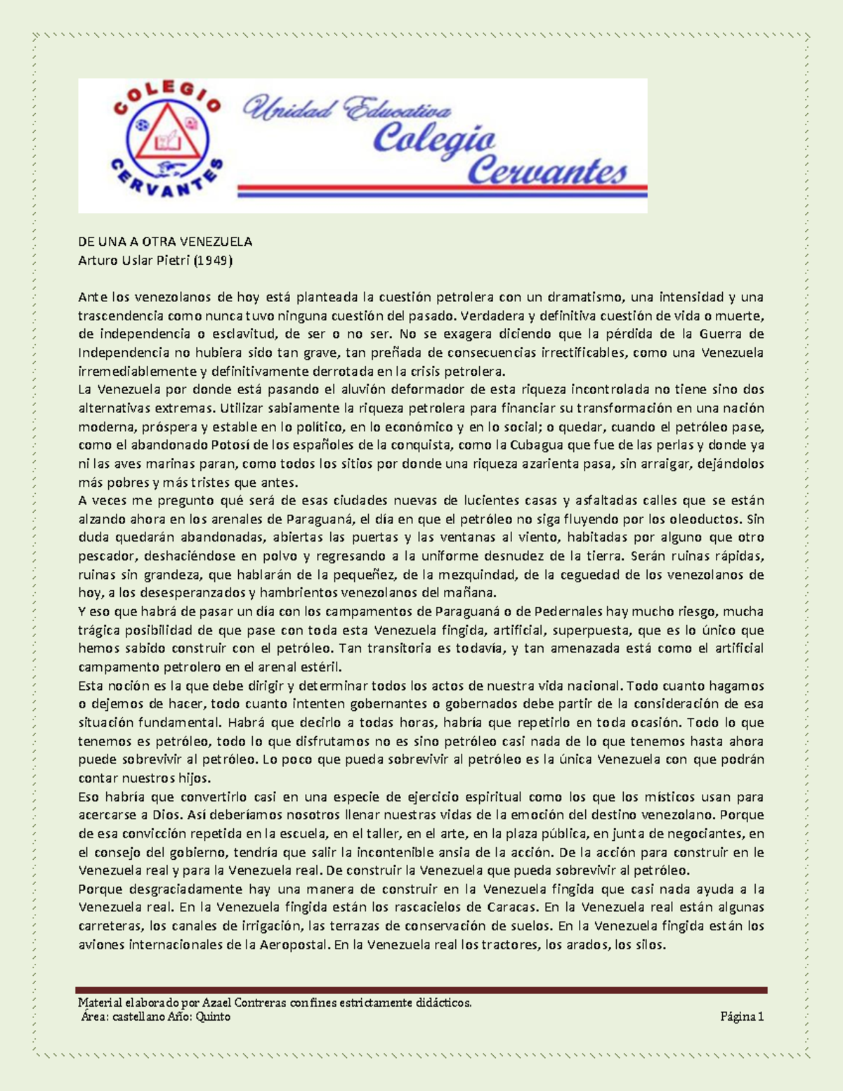 Ensayo Pietri - Hsha - Material elaborado por Azael Contreras con fines ...