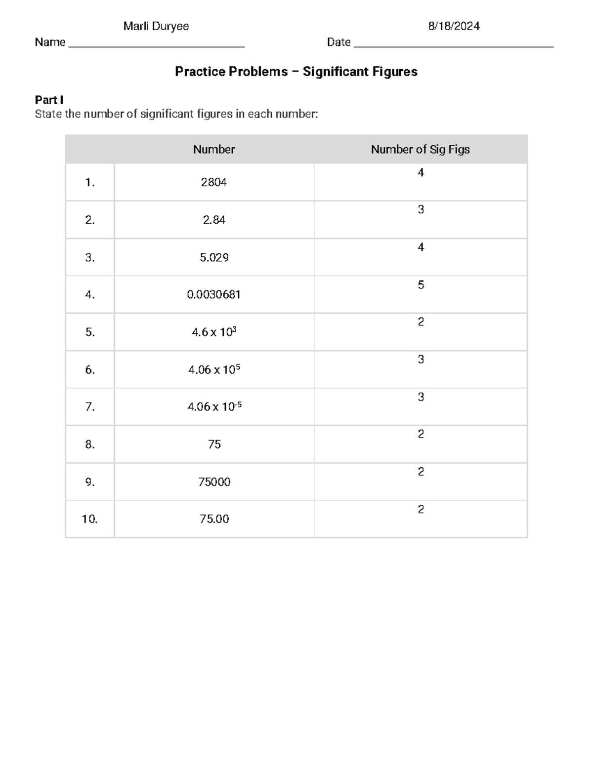 Practice+Problems+-+Significat+Figures+2 - Name Date Practice Problems ...