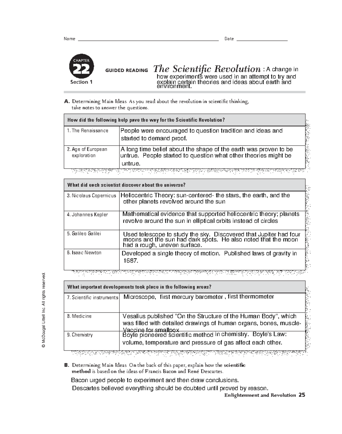 The Scientific Revolution 2 - Enlightenment and Revolution 25 ...