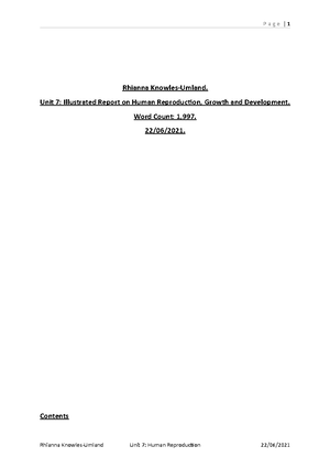 Unit 7 illustrated report - Studocu