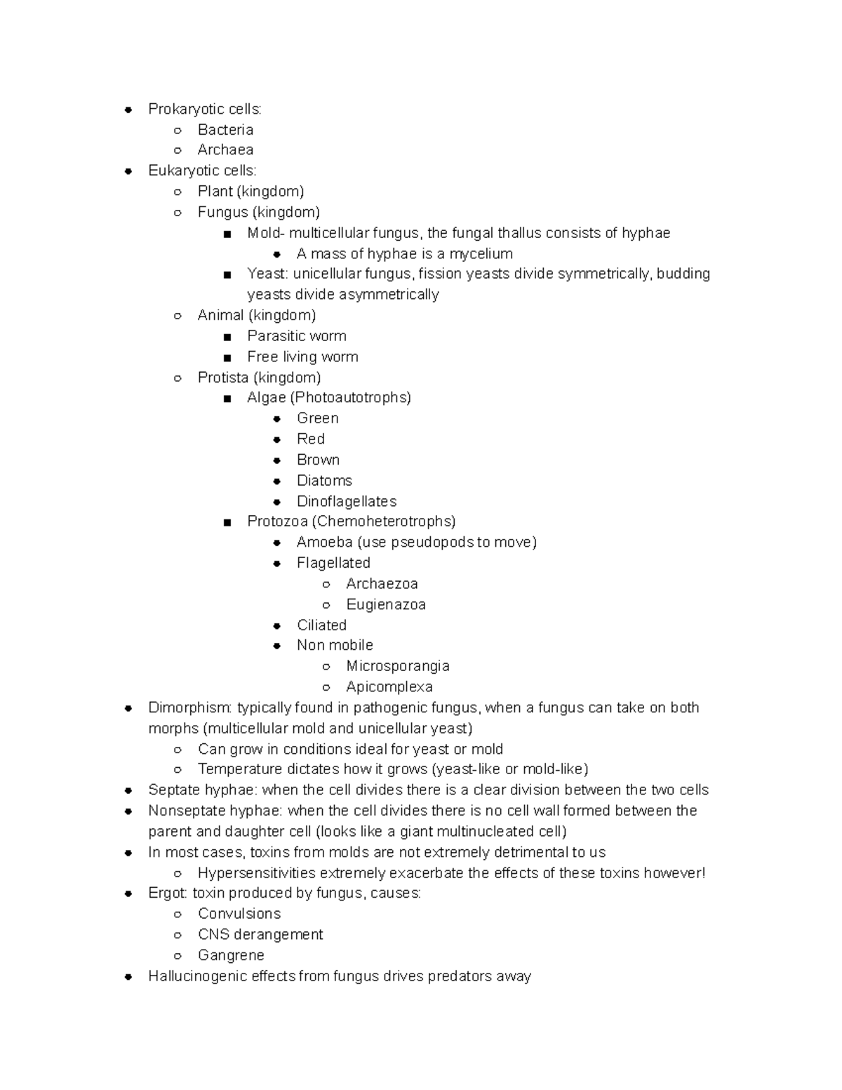 Microbio TEST 3 ( Chapter 5 PT II) - Prokaryotic cells: Bacteria ...