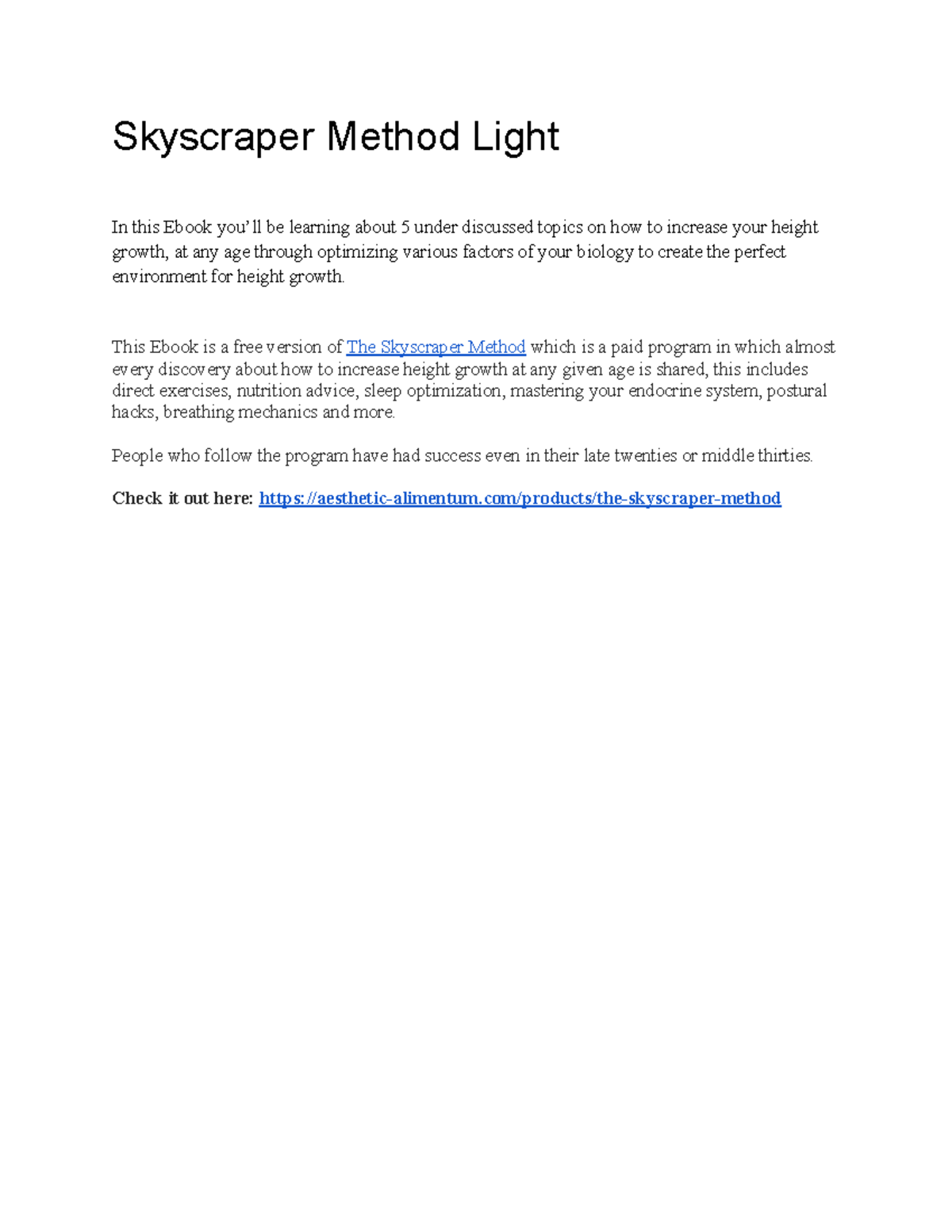 Free skysraper ebook-1 - Skyscraper Method Light In this Ebook you’ll ...