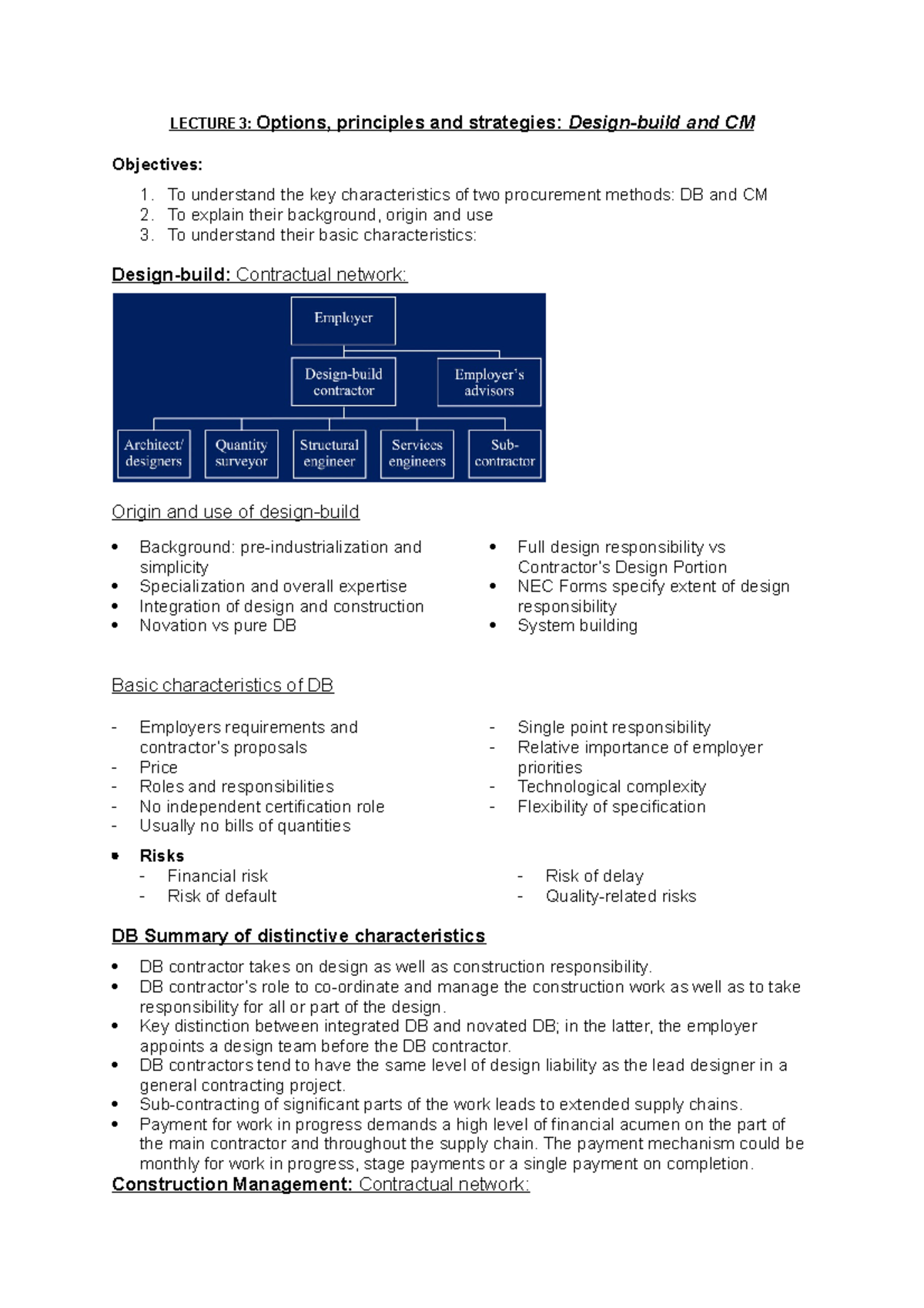 CE2CPT Lecture 3 - LECTURE 3: Options, principles and strategies ...