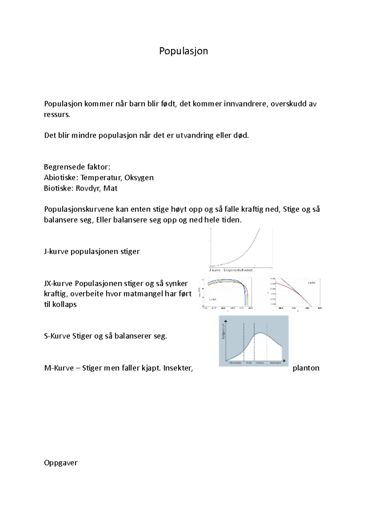 Populasjon Naturfag - Populasjon Populasjon kommer når barn blir født ...
