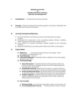 Detailed Lesson Plan-April 23, 2021 - Detailed Lesson Plan Grade: 11 ...