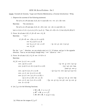 Problem set 4 questions - ECE 108, Extra Problems - Set 4 ...