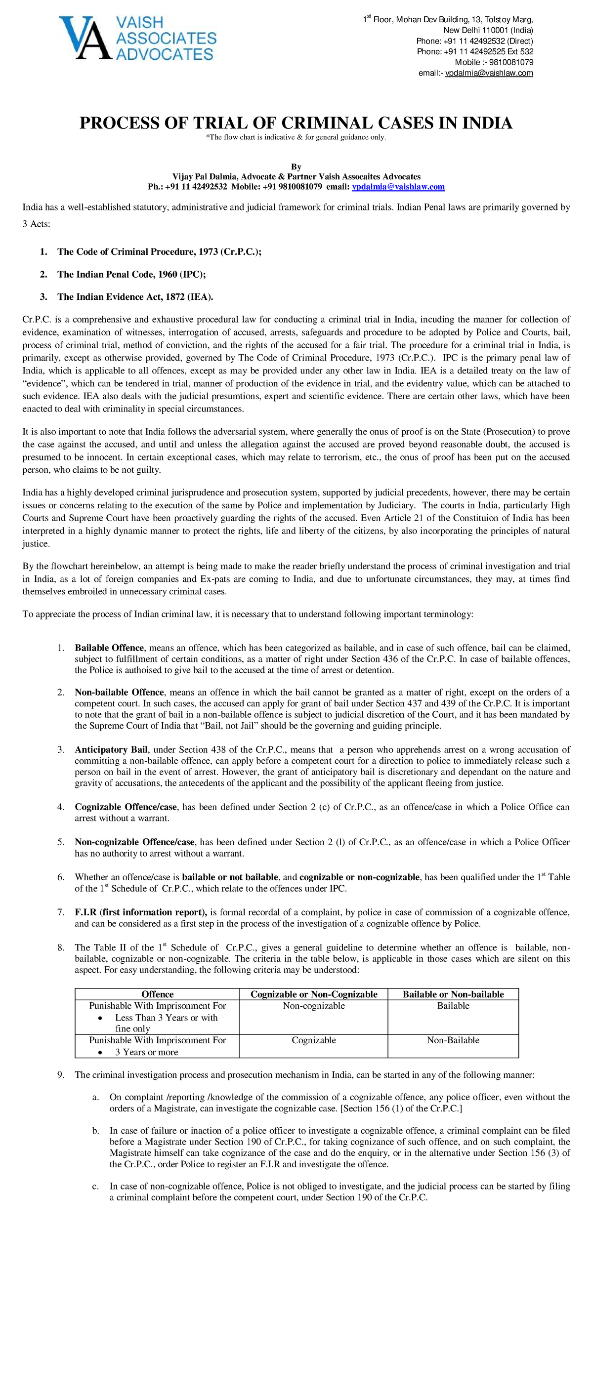 CRPC Flowchart - good material on crpc - 1 st Floor, M ohan Dev ...