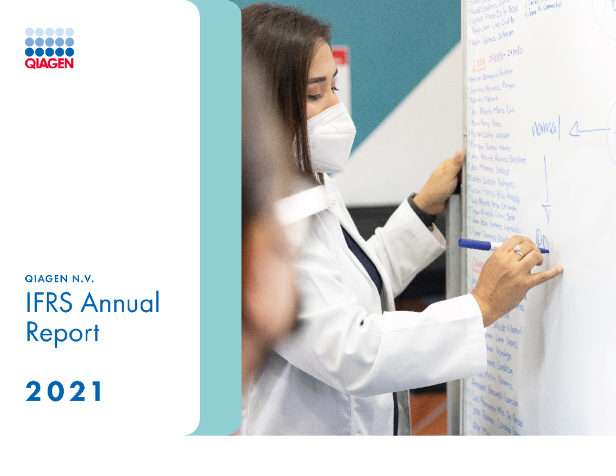 2021-IFRS-Annual-Report Qiagen - QIAGEN N. Annual Report TABLE OF CONTENTS Supervisory Board ...