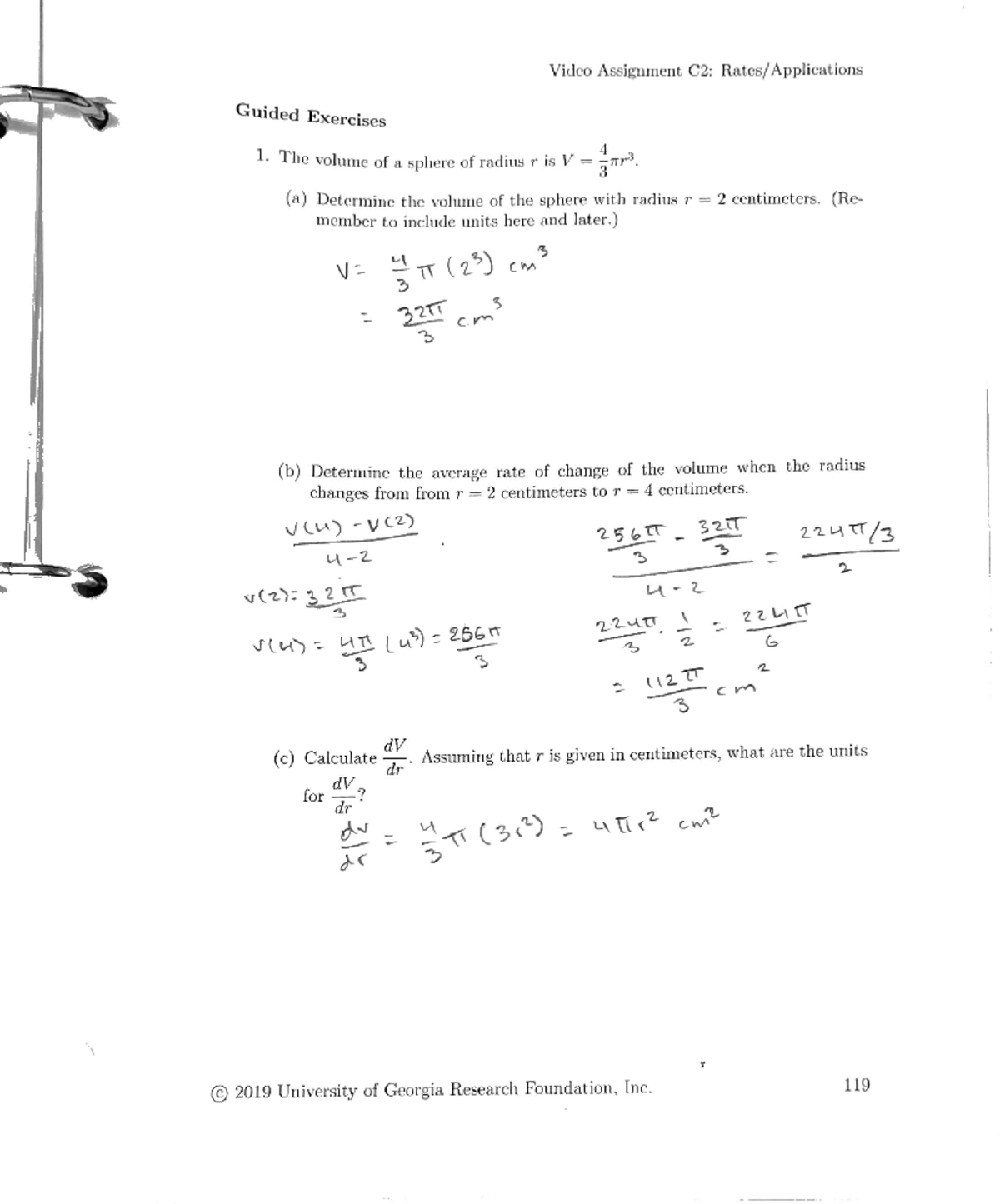 Pre class C2 rates applications - MATH 2250 - Studocu