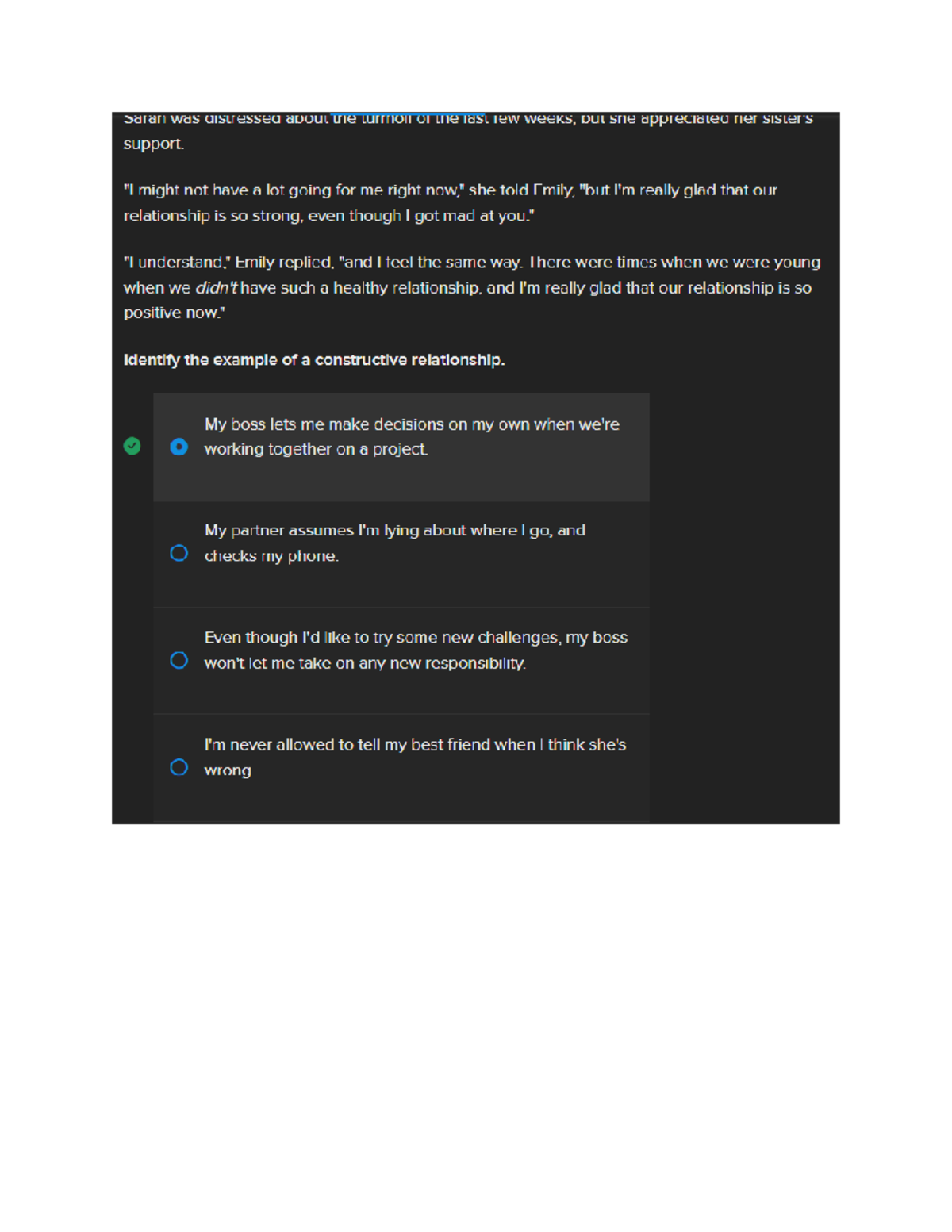 Sophia Conflict Resolution Unit 2 Challenge 2 - PSY M01 - Studocu