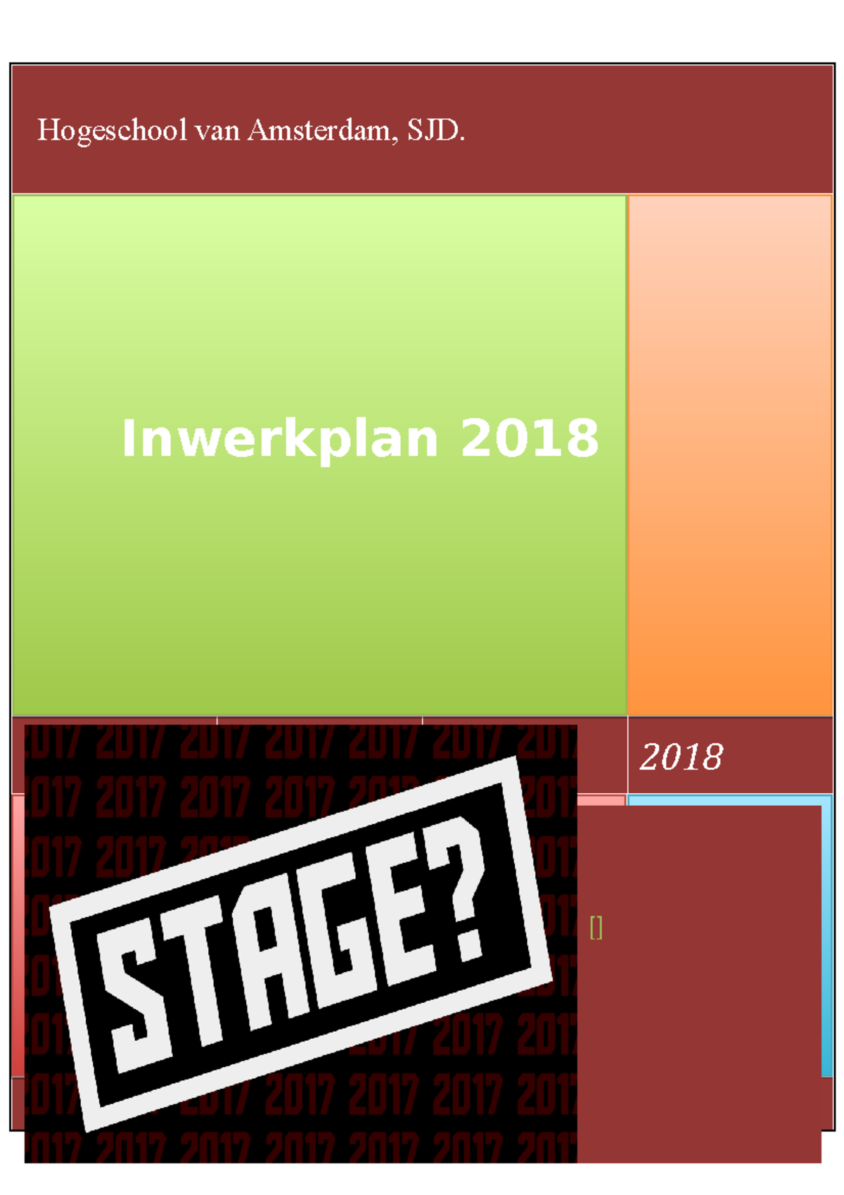 Inwerkplan 2018 - 2018 Inwerkplan 2018 Inwerkplan 2018 Hogeschool van ...