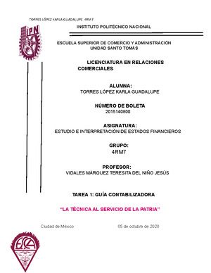 Razones Financieras - ESTUDIO E INTERPRETACI”N DE ESTADOS FINANCIEROS M.. DE AN¡LISIS ...
