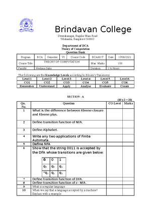 BCA Resume Format PBC Unit 3 Type 1 - BCA Resume Format Your Name ...
