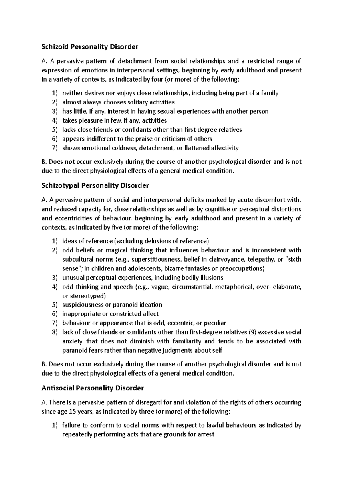 Schizoid Personality Disorder - A pervasive pattern of detachment from ...