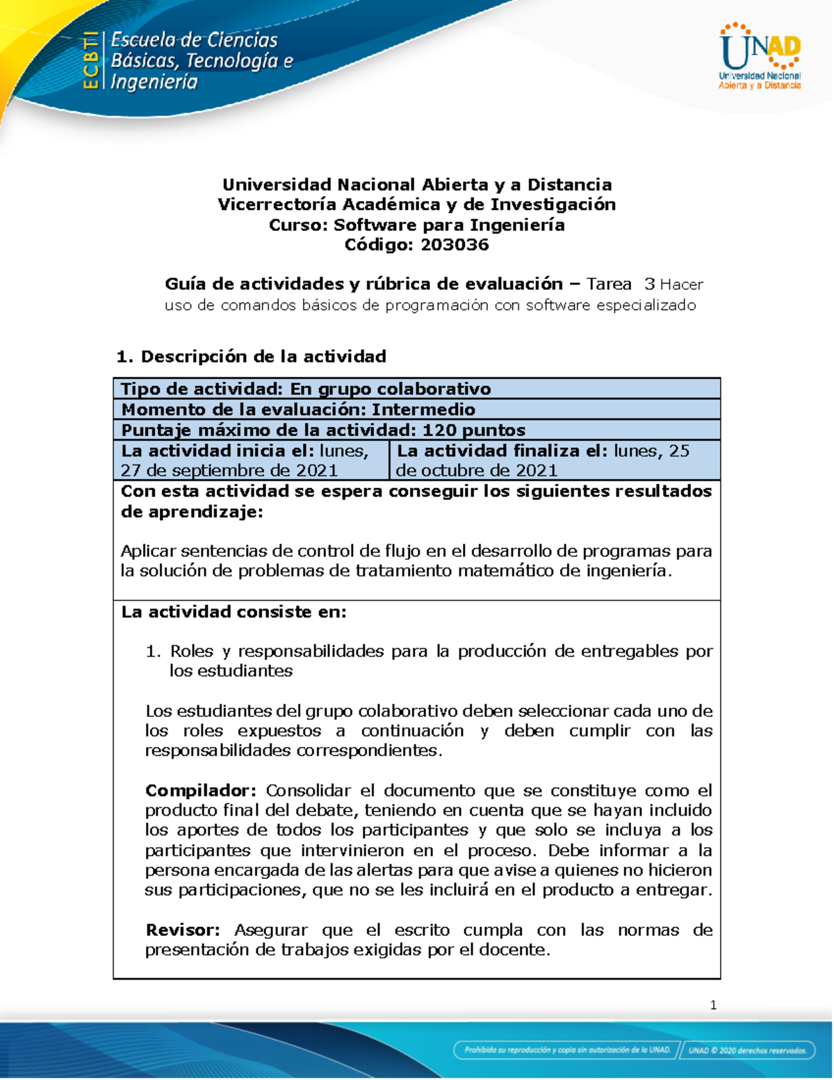 3 - Hacer uso de comandos básicos de programación con software ...