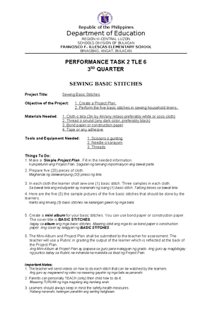 ARTS-Q1- 1 - MAPEH Arts 10 Quarter 1 - 10 ARTS Quarter 1- Module 1 ...