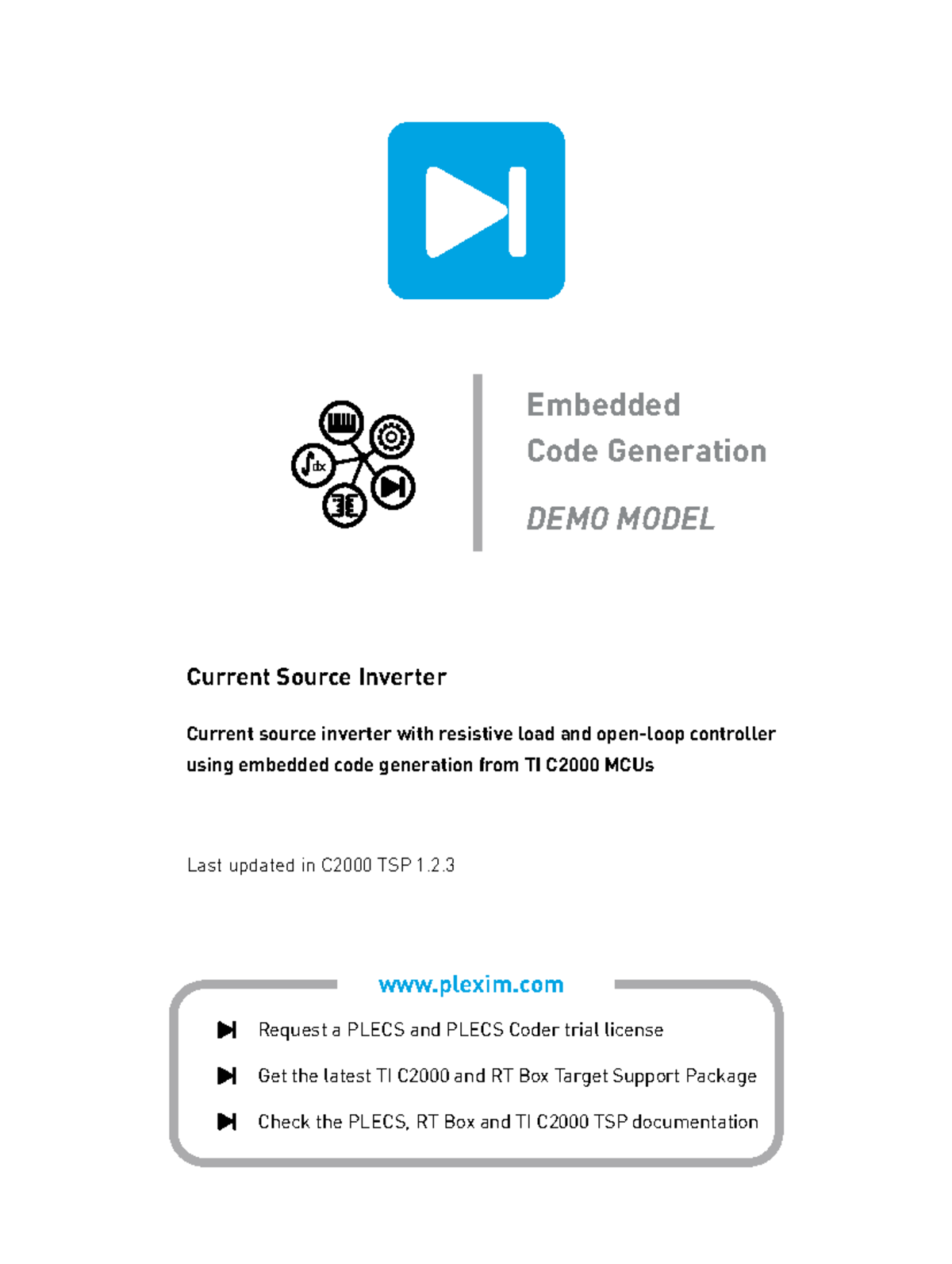 Current source inverter - dx plexim Request a PLECS and PLECS Coder ...