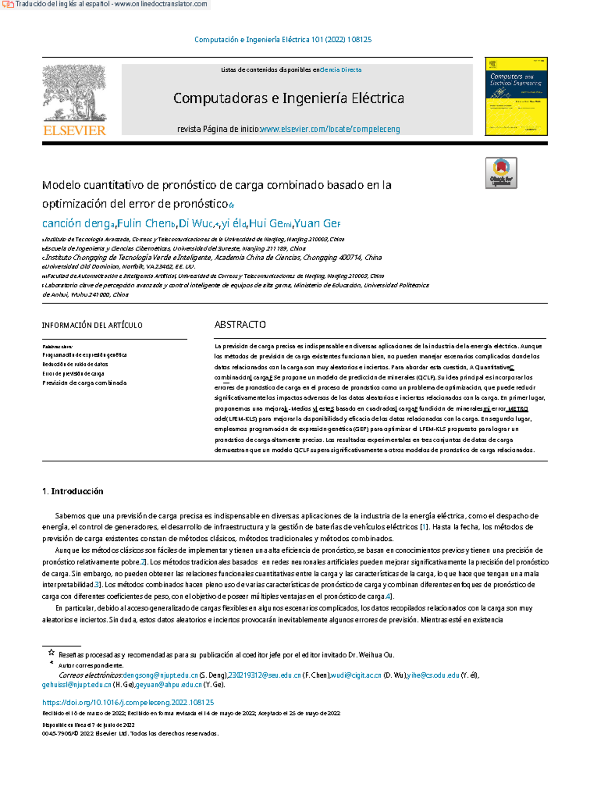 04 Quantitative Combination Load Forecasting Model Based On Forecasting