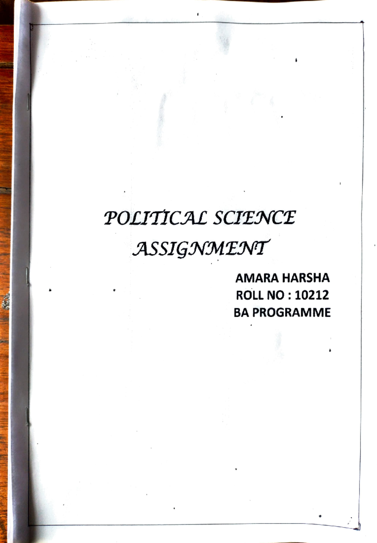 Adobe Scan 15-Apr-2024 - POLITICAL SCIENCE ASSIGNMENT AMARAHARSHA ROLL ...