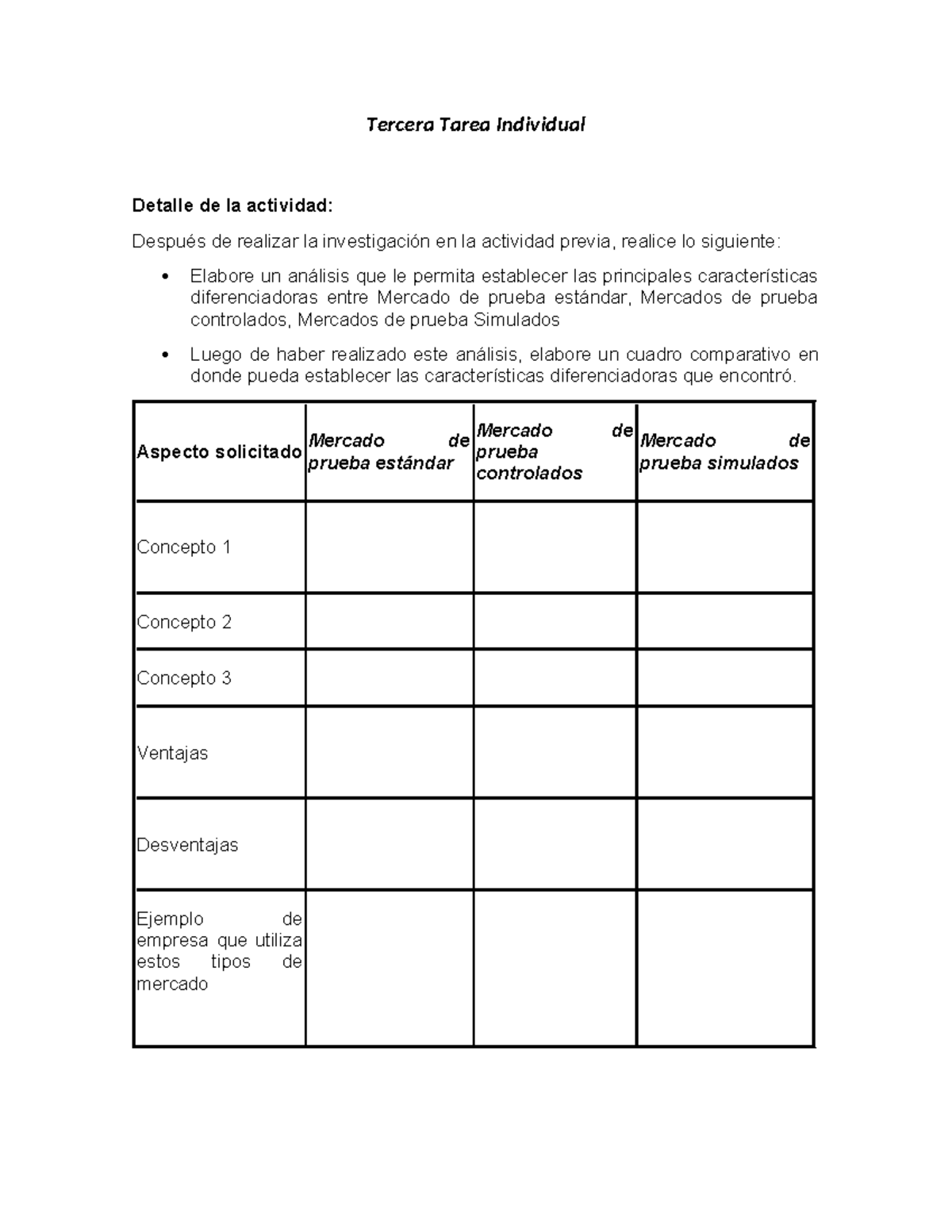 Tercera Tarea Individual - Tercera Tarea Individual Detalle de la actividad: Después de realizar ...