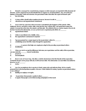 Quiz for Chapter 16 Quiz & Answers (VERY IMPORTANT) - Chapter 16 ...