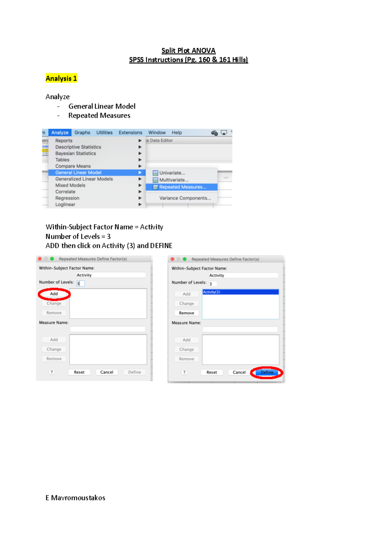 Module 8 activity SPSS instructions - 101689 - Split Plot ANOVA SPSS ...