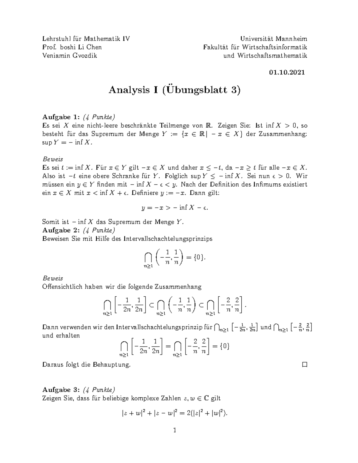 Loesung Uebungsblatt 03 - Lehrstuhl f ̈ur Mathematik IV Universit ̈at ...