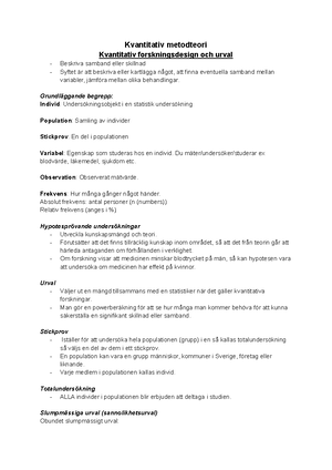 4 Validitet och reliabilitet - 4. Validitet och reliabilitet Wedin ...