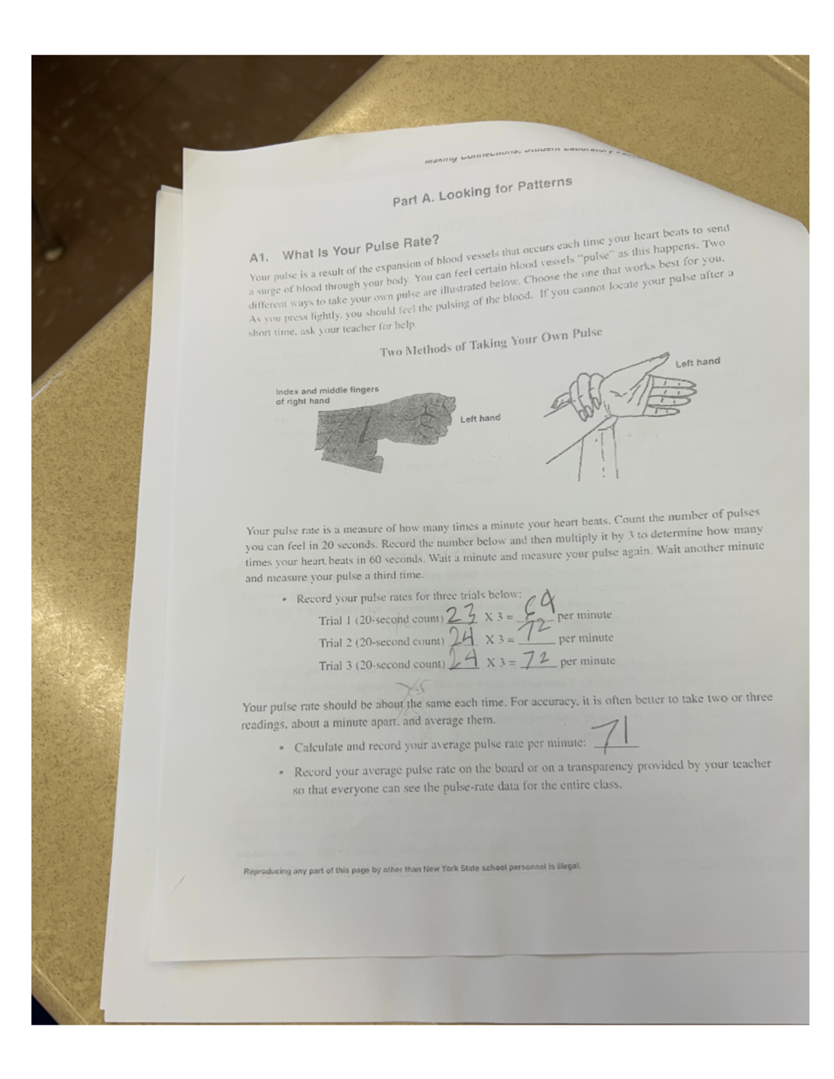 Part A. Looking for Patterns - Studocu