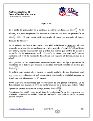 Ejercicios con soluci n - EJERCICIOS DE EDO, CURSO 06/07) 1. Ecuaciones de primer orden 1. - Studocu