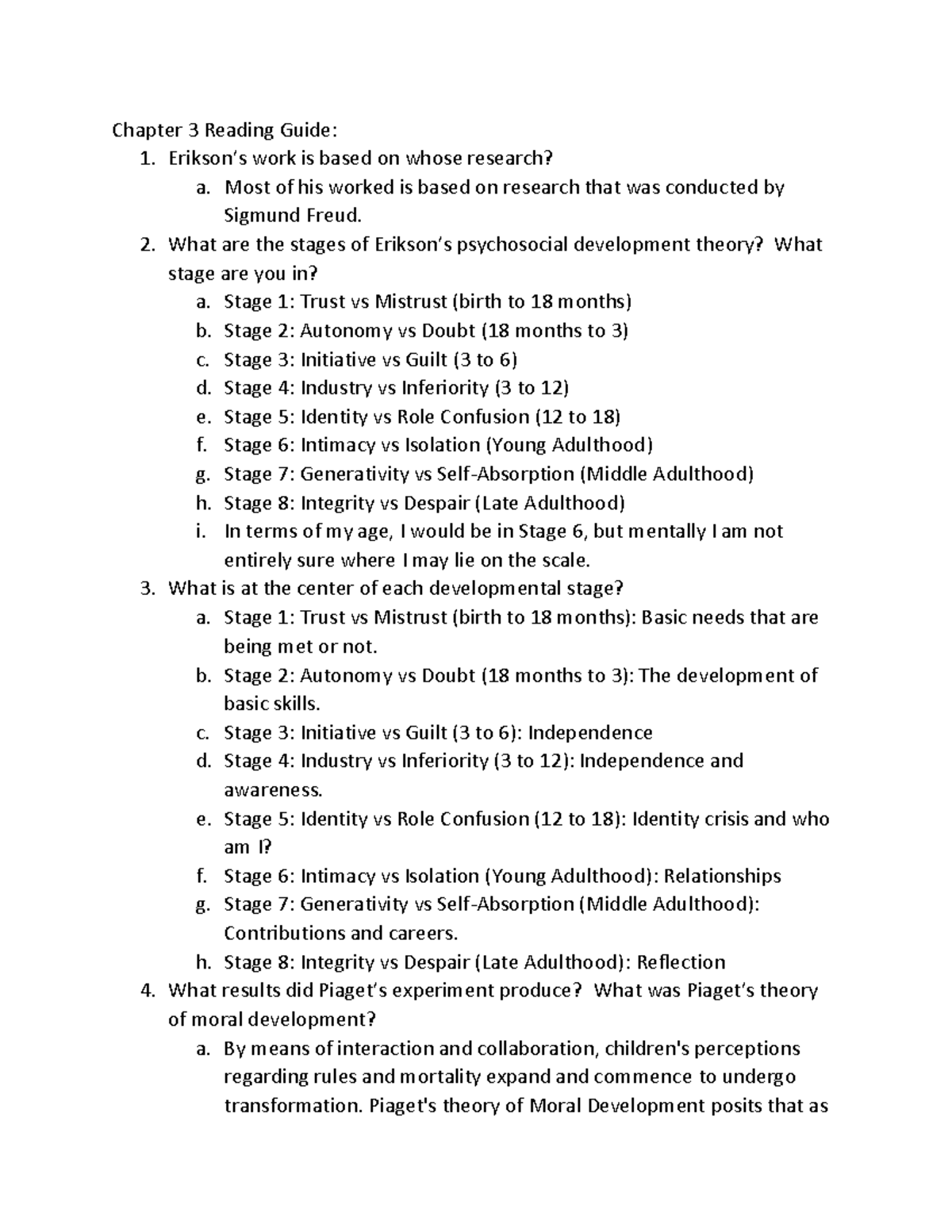 Chapter 3 Reading Guide - EDF 4467 - UCF - Studocu