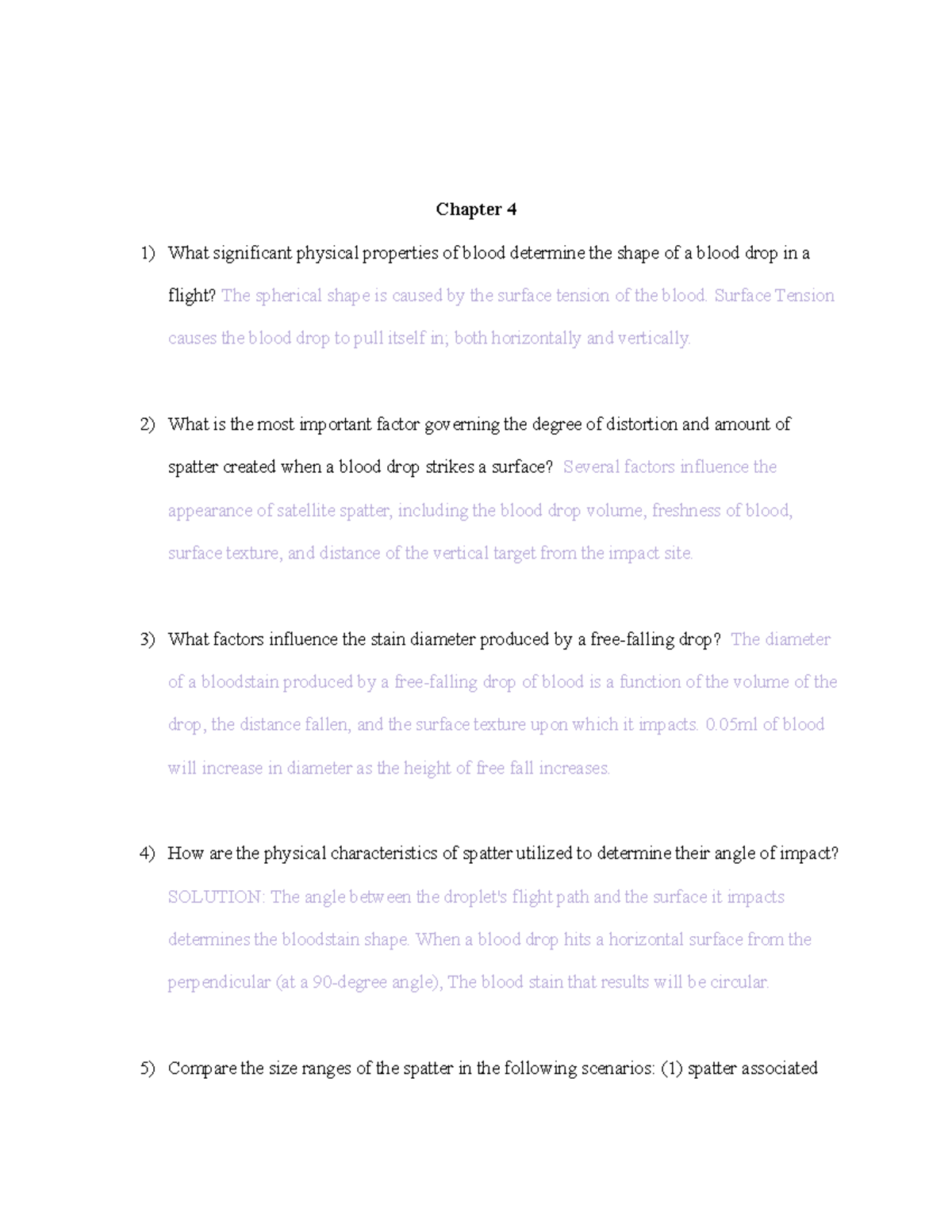 Chapter 4 - This is the assignment within CJ-290 or intro to forensic ...