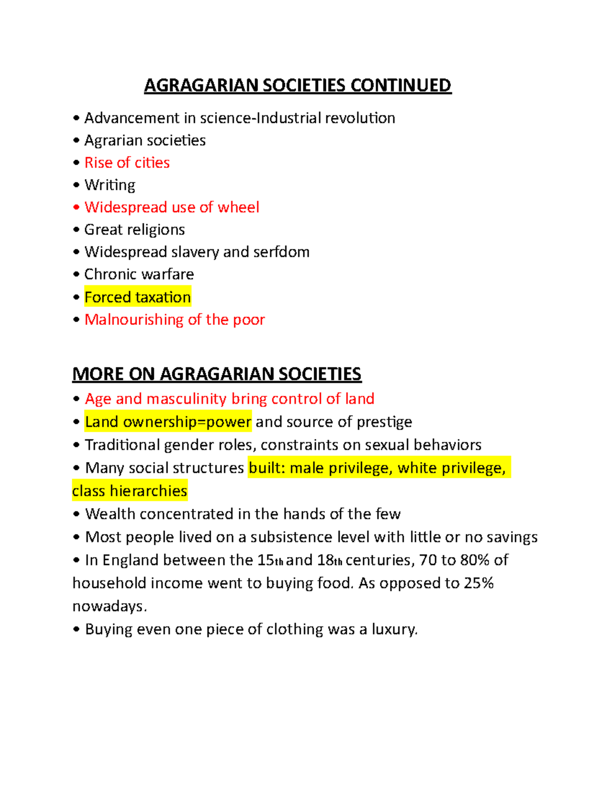 Sociology 2 - LECTURE NOTES FOR SOCIAL INEQUALITY, FOCUS ON TYPES OF ...