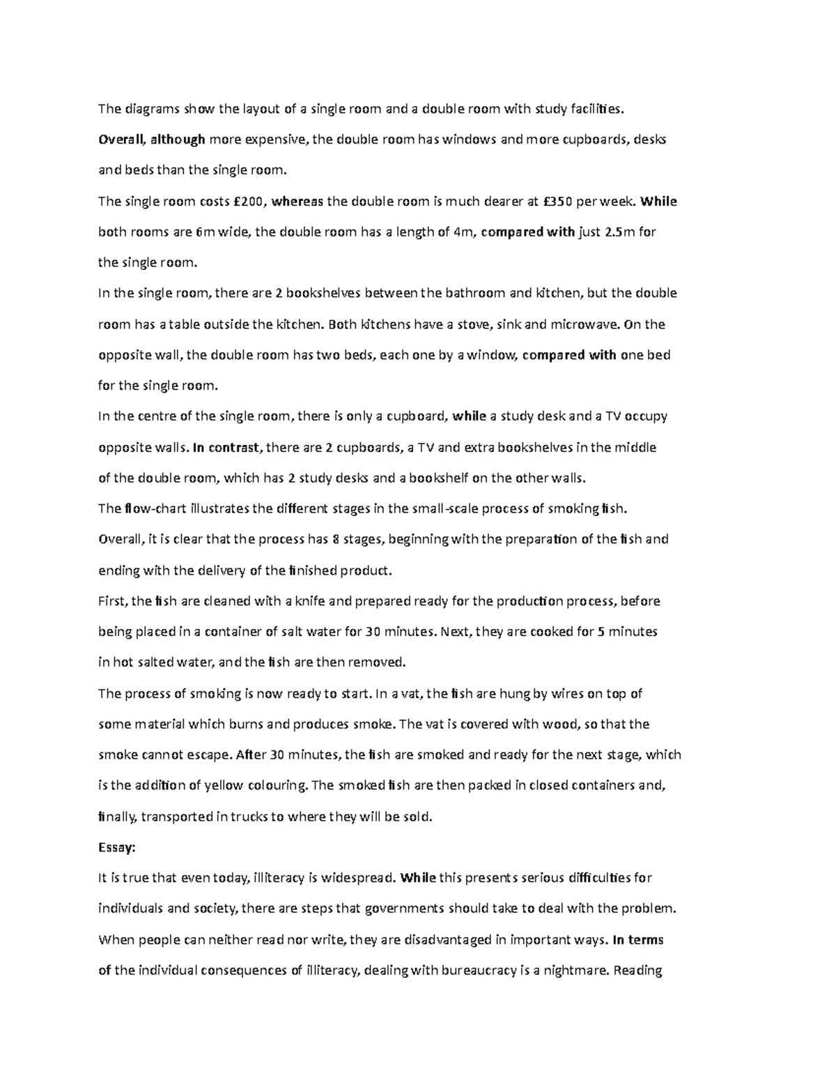 Essay The Diagrams Show The Layout Of A Single Room And A Double Room essay-the-diagrams-show-the-layout-of-a-single-room-and-a-double-room