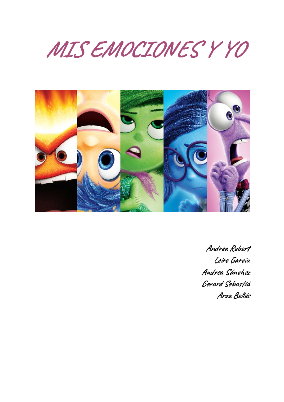 MIS Emociones Y YO - Proyecto sobre la inteligencia emocional - MI EMOS ...