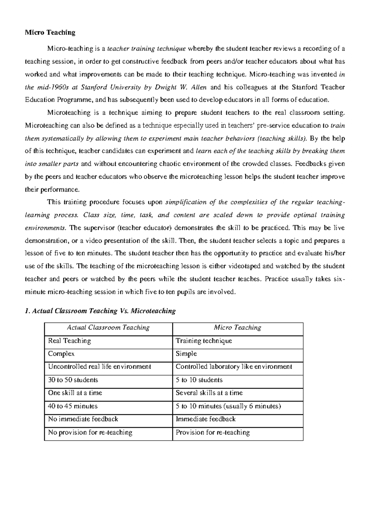 Microteaching - Here iam sharing notes of micro teaching in BEd ...