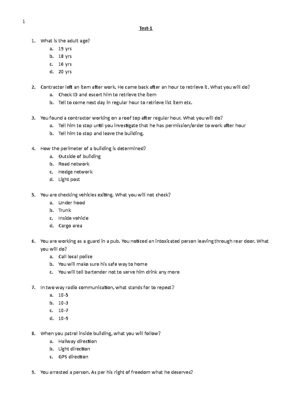 Practice TEST 1 Test Test What Is The Adult Age A 19 Yrs B 18 practice-test-1-test-test-what-is-the-adult-age-a-19-yrs-b-18