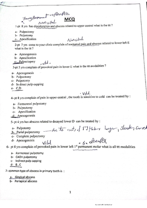 a summariy and question for pedo 501 - Questions in pedo 501 True or false with correction of ...