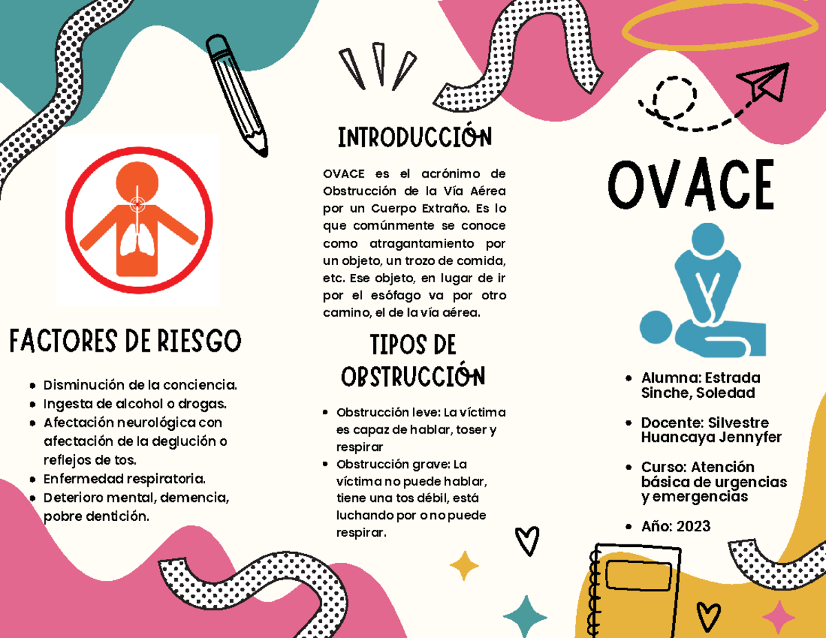 Ovace - salud - Alumna: Estrada Sinche, Soledad Docente: Silvestre ...