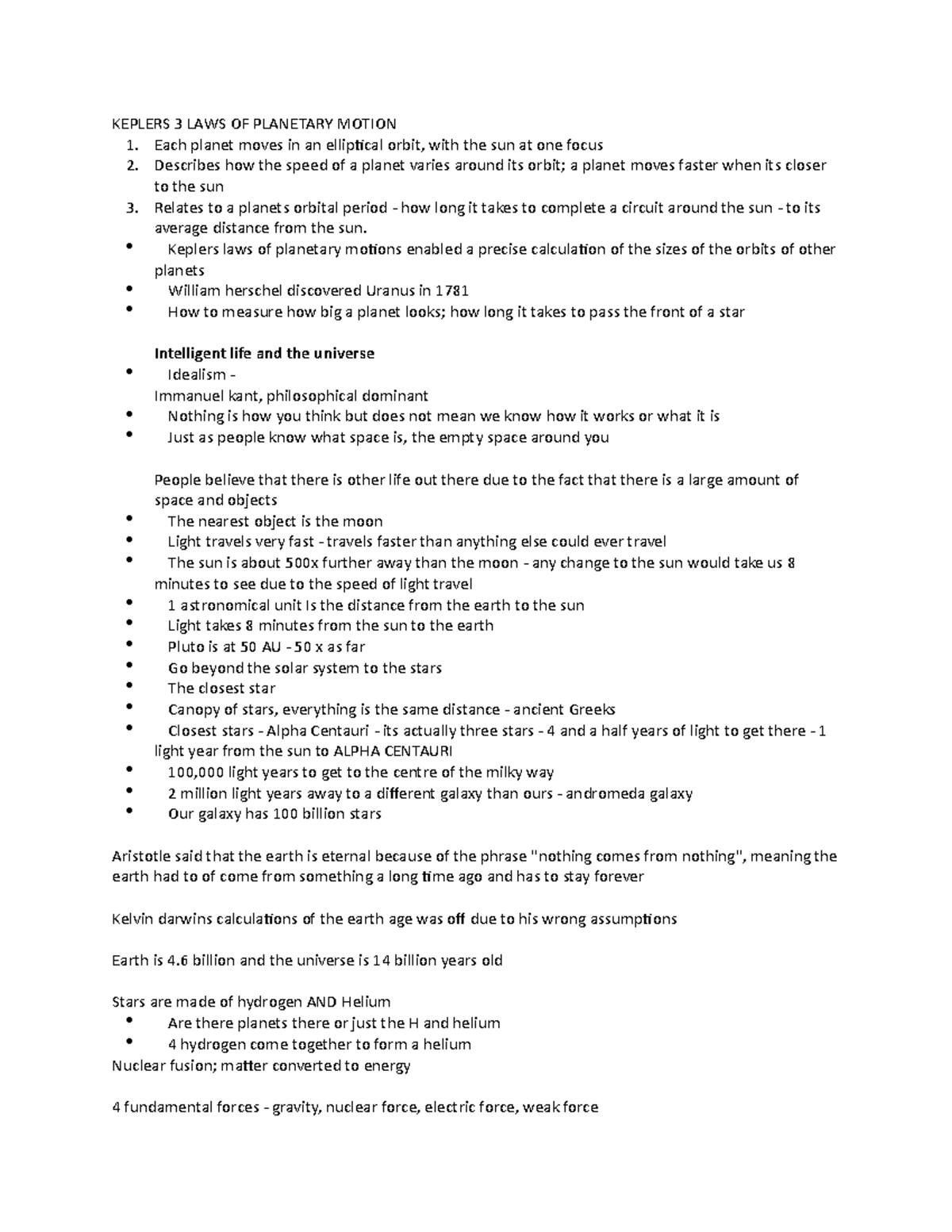 Keplers 3 LAWS OF Planetary Motion - KEPLERS 3 LAWS OF PLANETARY MOTION ...