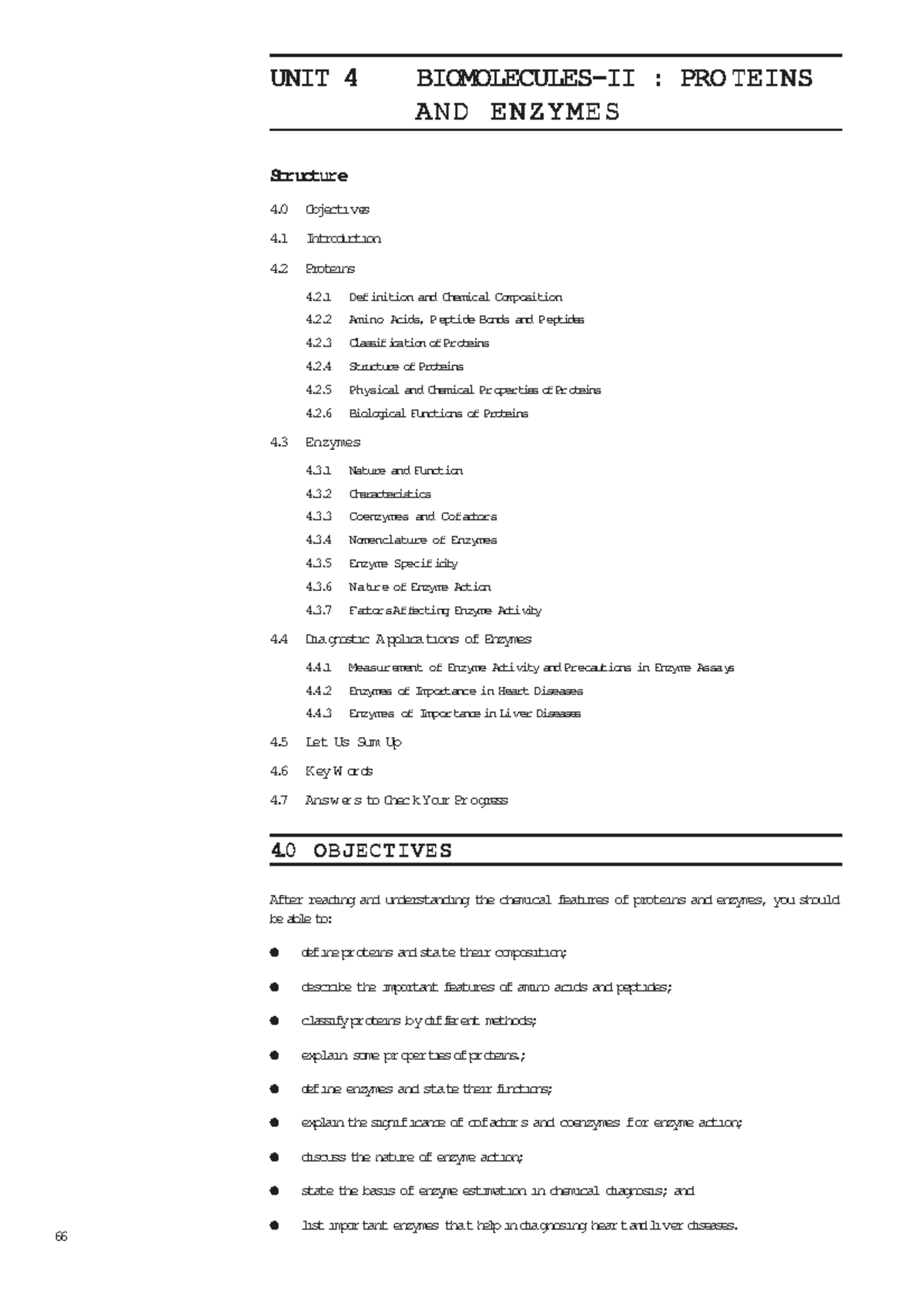Unit-4 Protein AND Enzymes - UNIT 4UNIT 4UNIT 4UNIT 4UNIT 4 ...