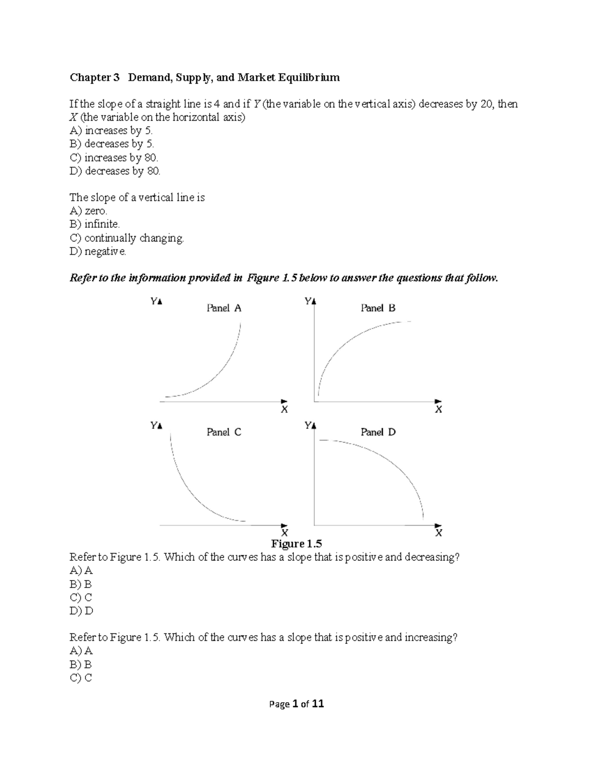 Multiple Choice Questions CHp 3 Chapter 3 Demand Supply And Market multiple-choice-questions-chp-3-chapter-3-demand-supply-and-market
