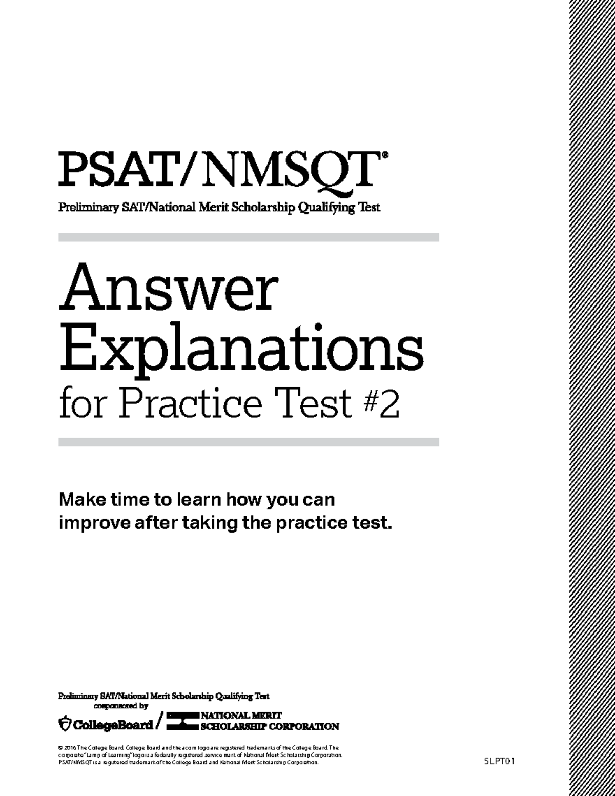 Psat nmsqt practice test 2 answer explanations 2 - Answer Explanations ...