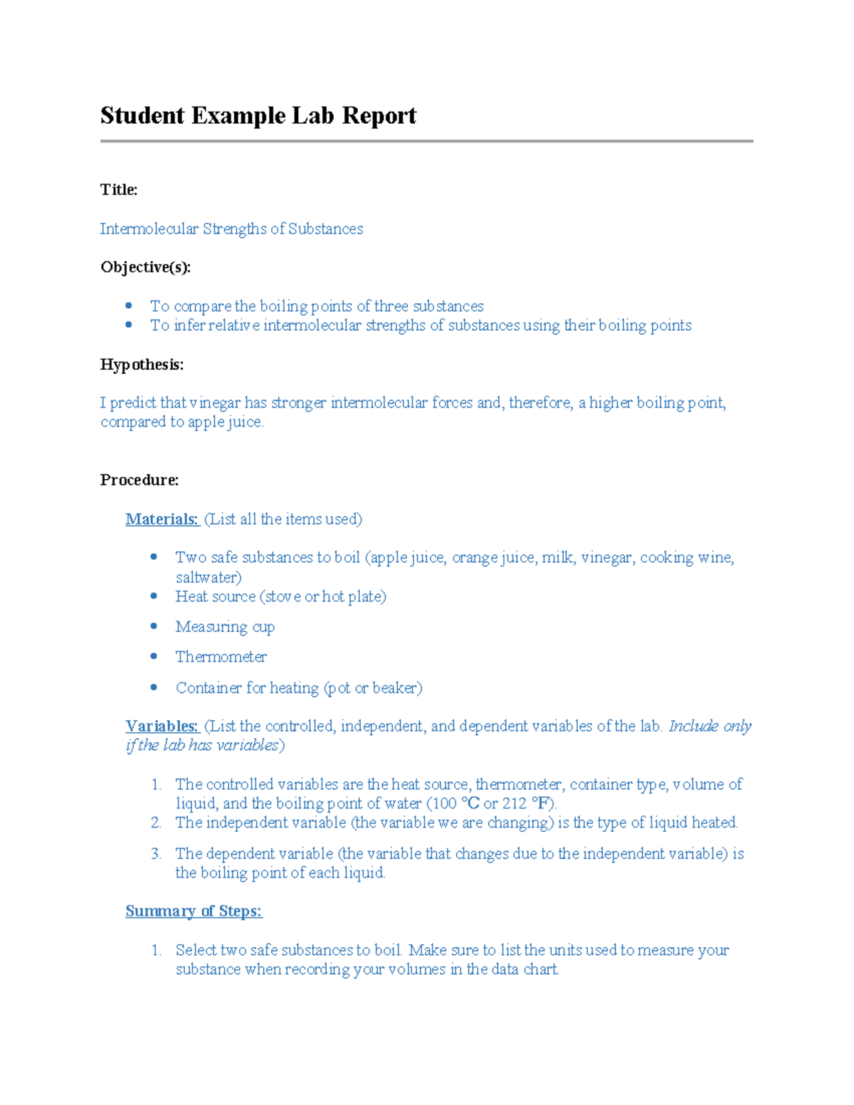 Lab 1 report for phisical science page 1 for all essays needed on page ...