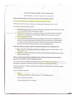 Patho exam 2 - Which of the following describes hematuria a. Blood in ...