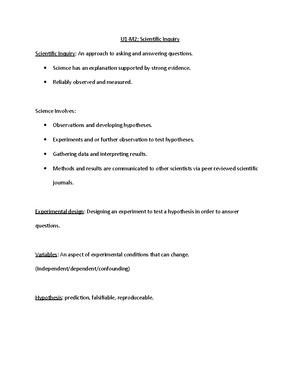 C190 Preparation Quiz 1 - - Studocu