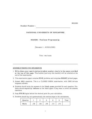 1819SEM1-MA3236 - past year paper - MA NATIONAL UNIVERSITY OF SINGAPORE ...