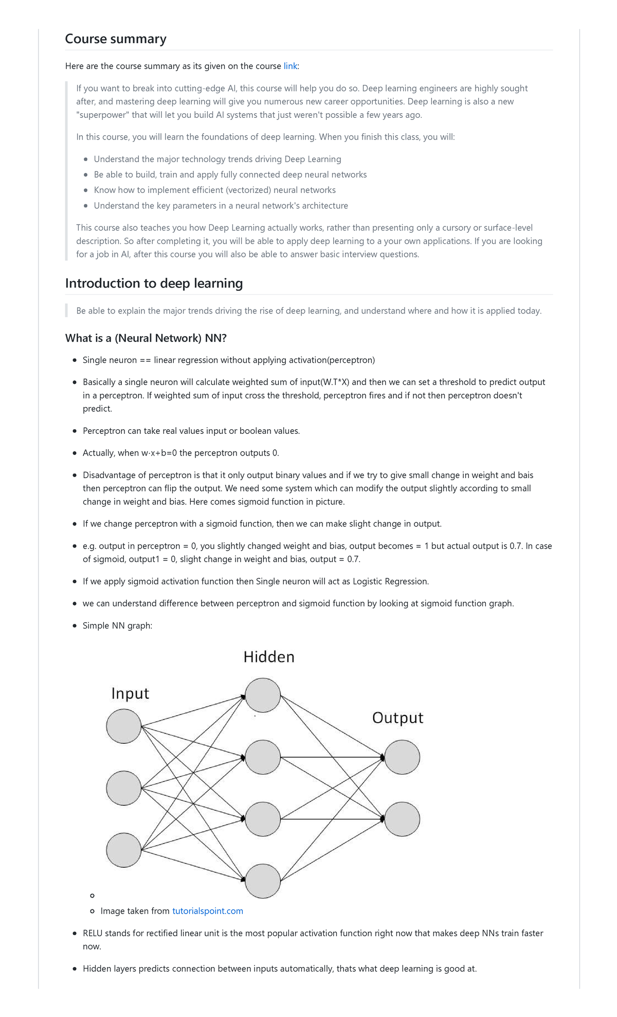 Study Notes from NN Deep Learning by Andrew Ng 1646533181 - Course ...